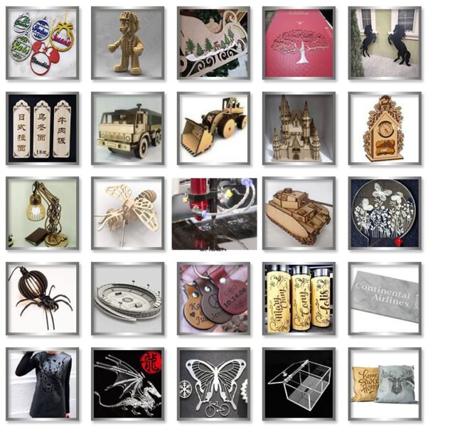 Sunlaser 100w 13w co2 Laser Cutting Engraving with DL Reci EFR Spt Tube ...